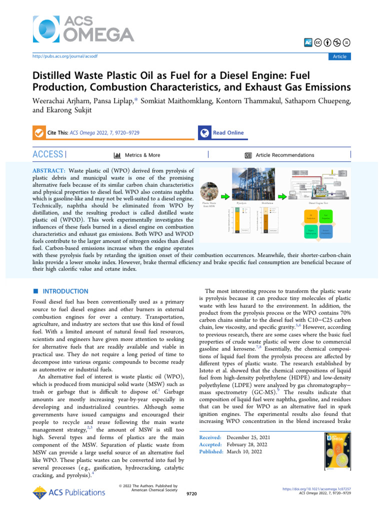 Pyro Oil To Diesel | PDF
