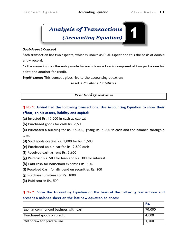 CMA Inter Financial Accounting Part 1 | PDF