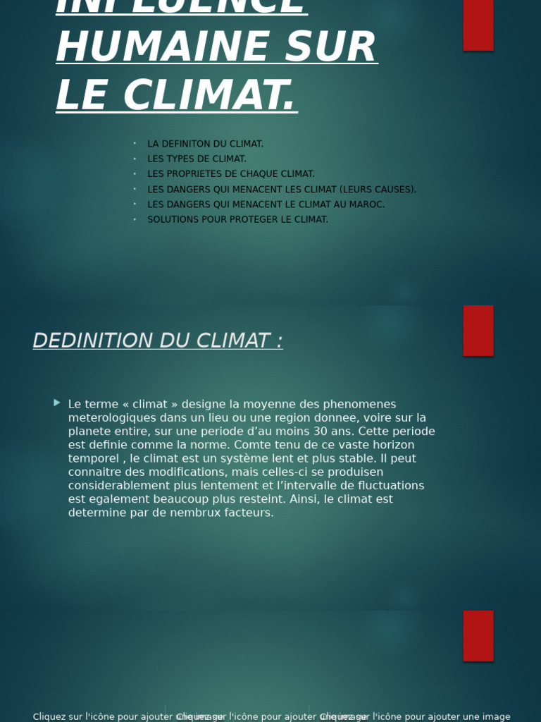 Influence Humaine Sur Le Climat | PDF