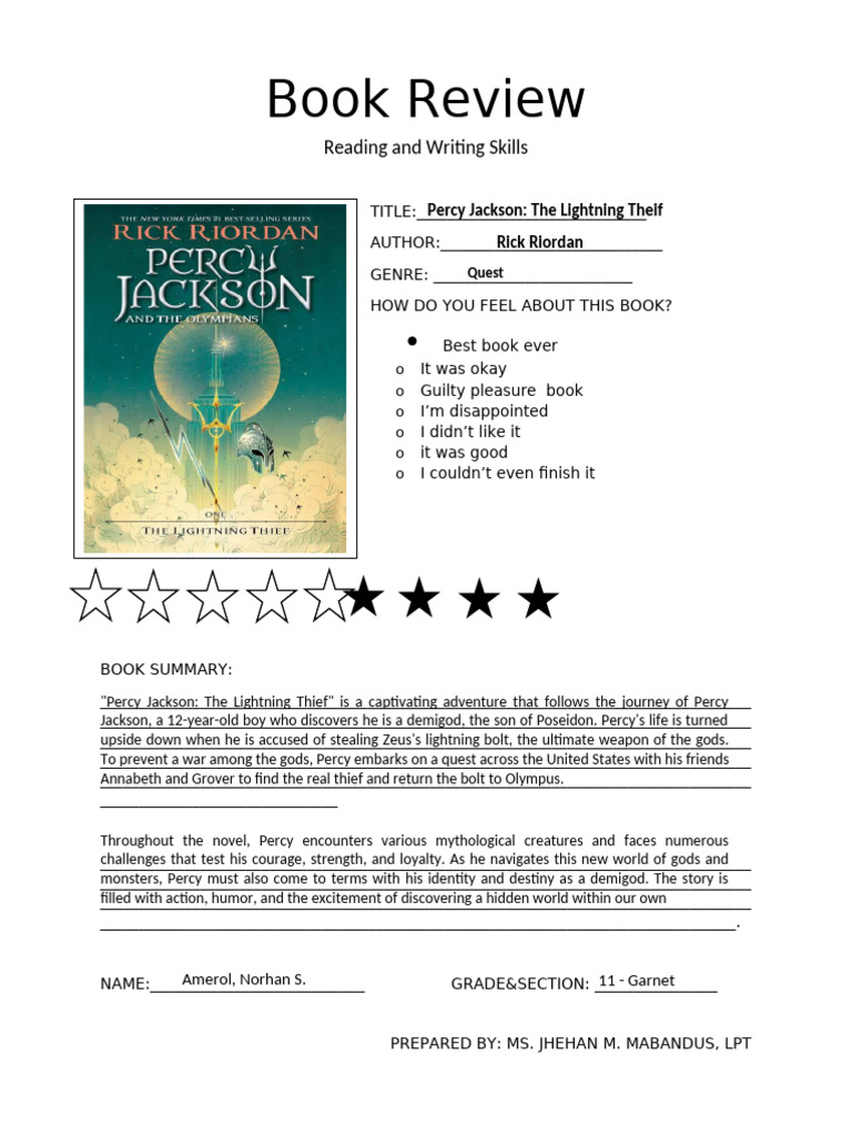 Book Review First Page | PDF