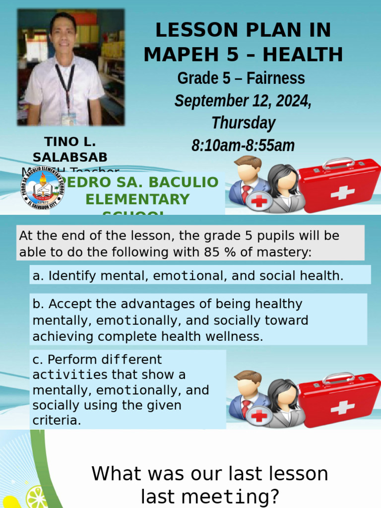 Health 5 Q1 Powerpoint | PDF