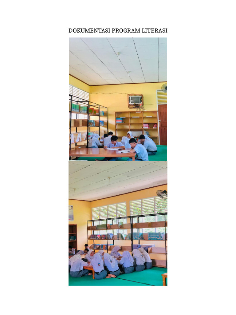 Dokumentasi Program Literasi | PDF