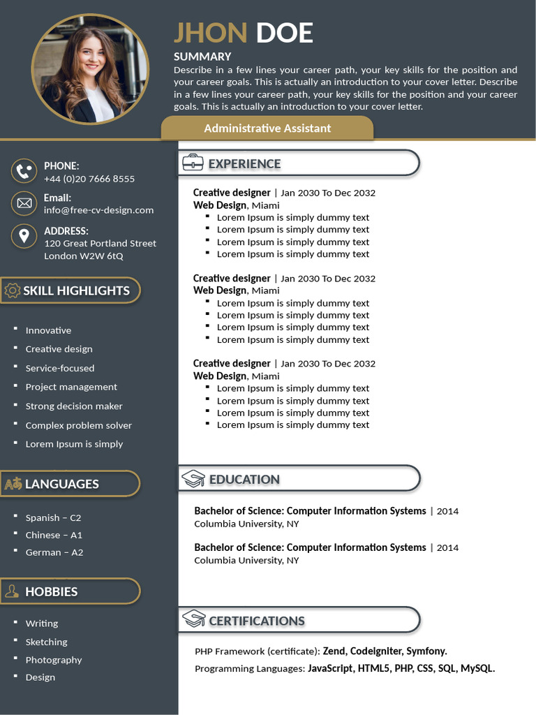 Premium CV Version | PDF