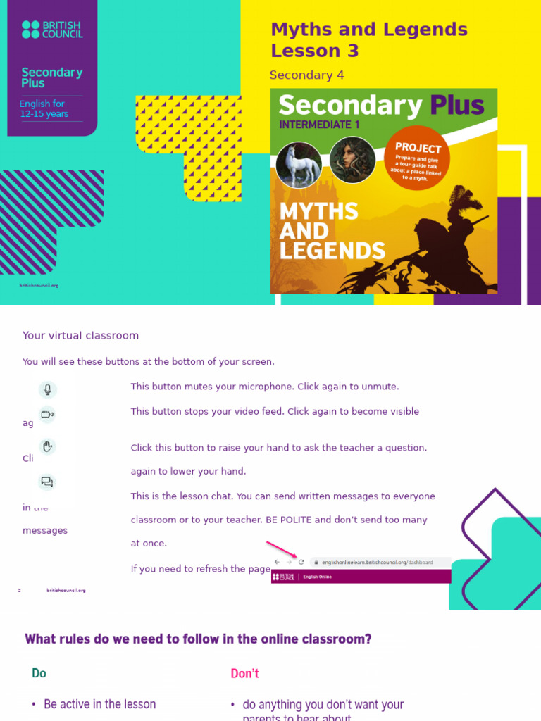 H00 - Lesson 3 - Myths and Legends | PDF