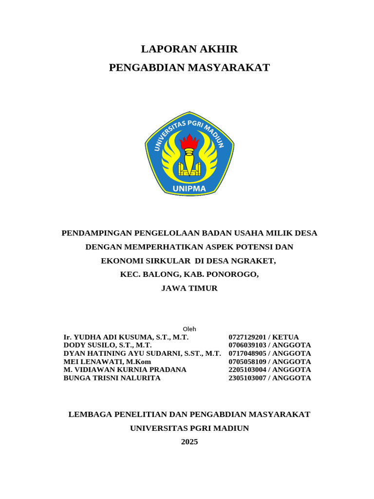 Laporan Pengabdian | PDF