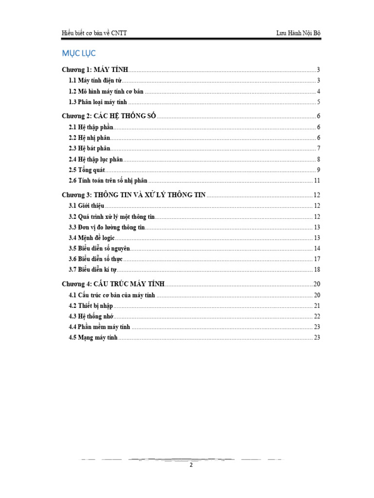 Module 1-Hieu Biet Co Ban Ve CNTT | PDF