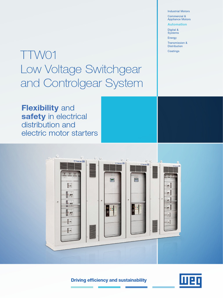 WEG Ttw01 Type Tested Assemble 50048500 Brochure English DC | PDF