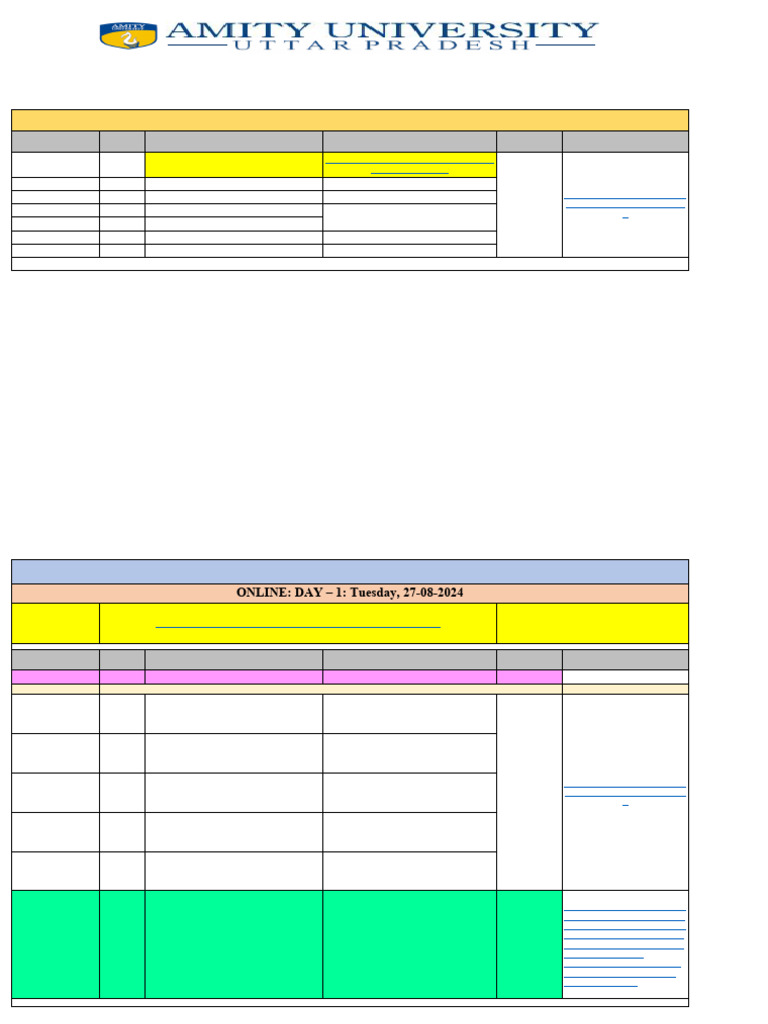 AUUP UG UPD Pre Orientation 23 Aug 2024 | PDF