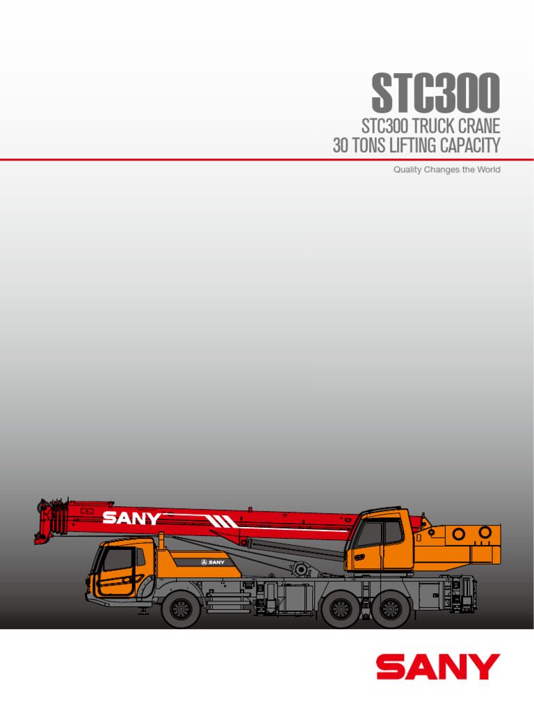 Stc300 Truck Crane 30 Tons Lifting Capacity: Quality Changes The World ...