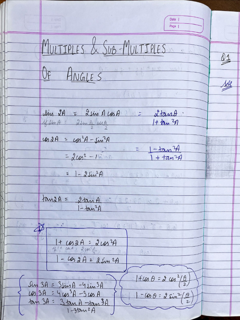 Multiples and Sub-Multiples | PDF