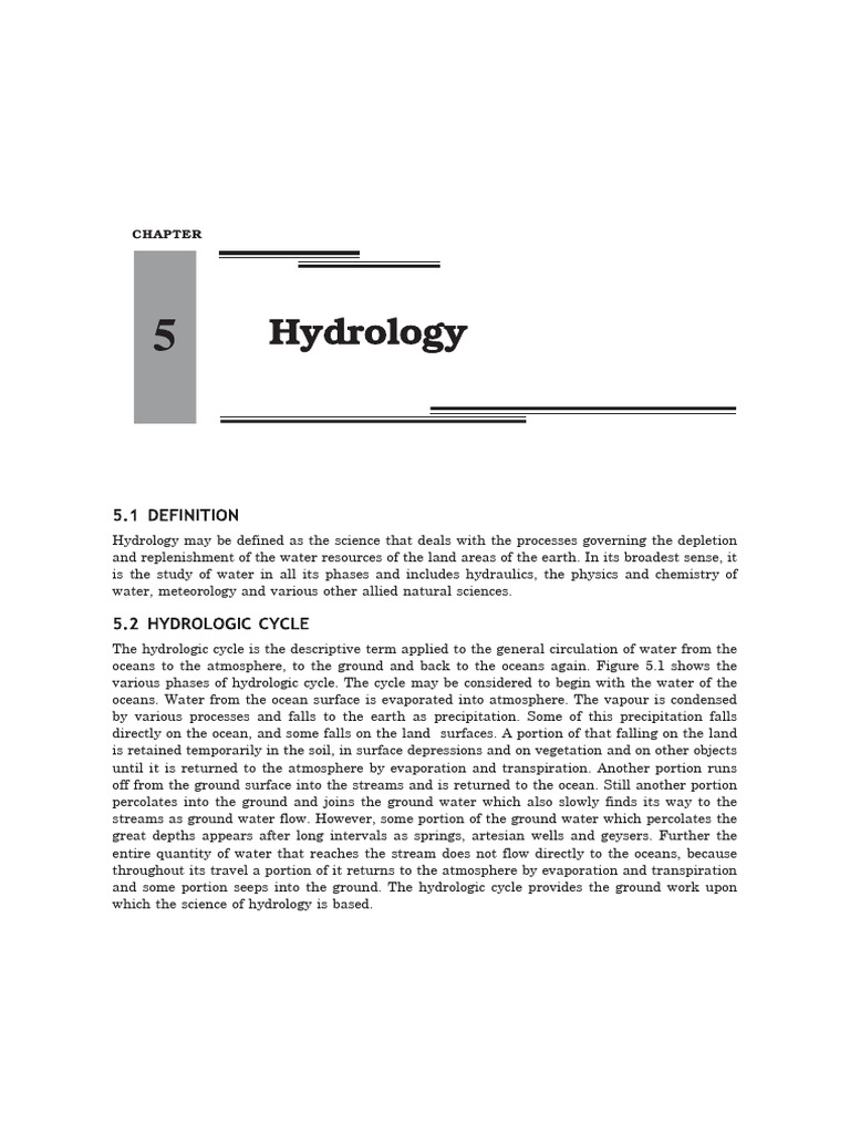 Hydrology Unit II | PDF