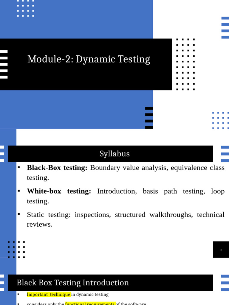 Dynamic Testing | PDF | Software Testing | Control Flow Dynamic Testing | PDF | Software Testing | Control Flow
