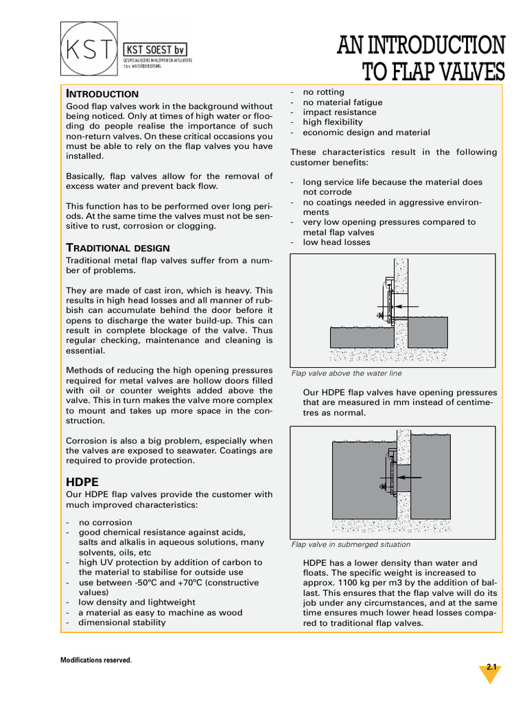 chapter 2 flap valves introduction | PDF