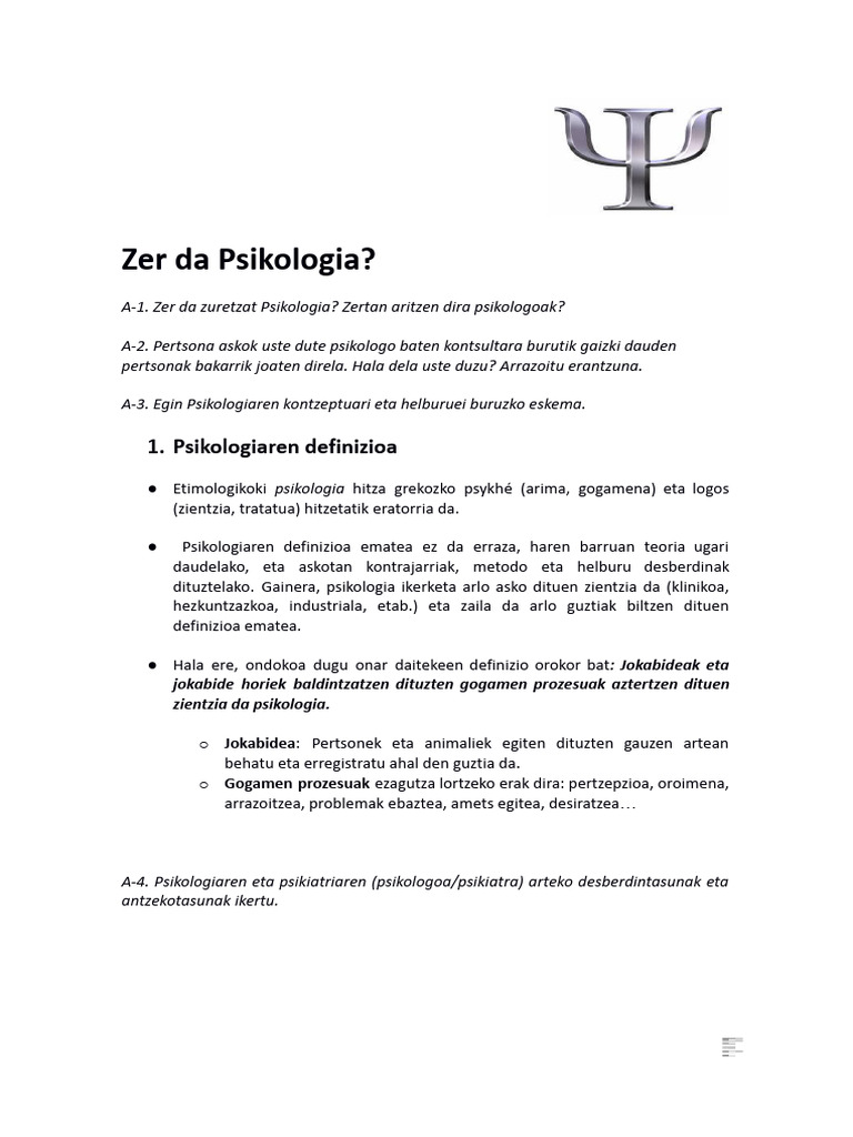 Apunteak 1go Gaia 2024-2025 | PDF