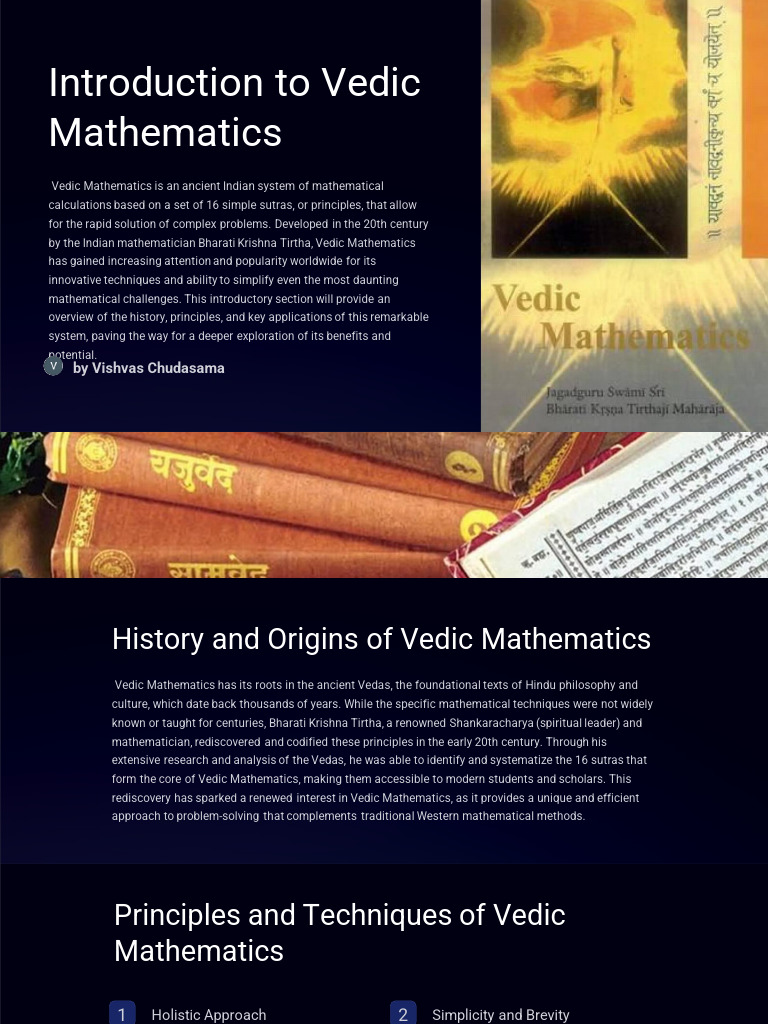 Introduction-to-Vedic-Mathematics | PDF