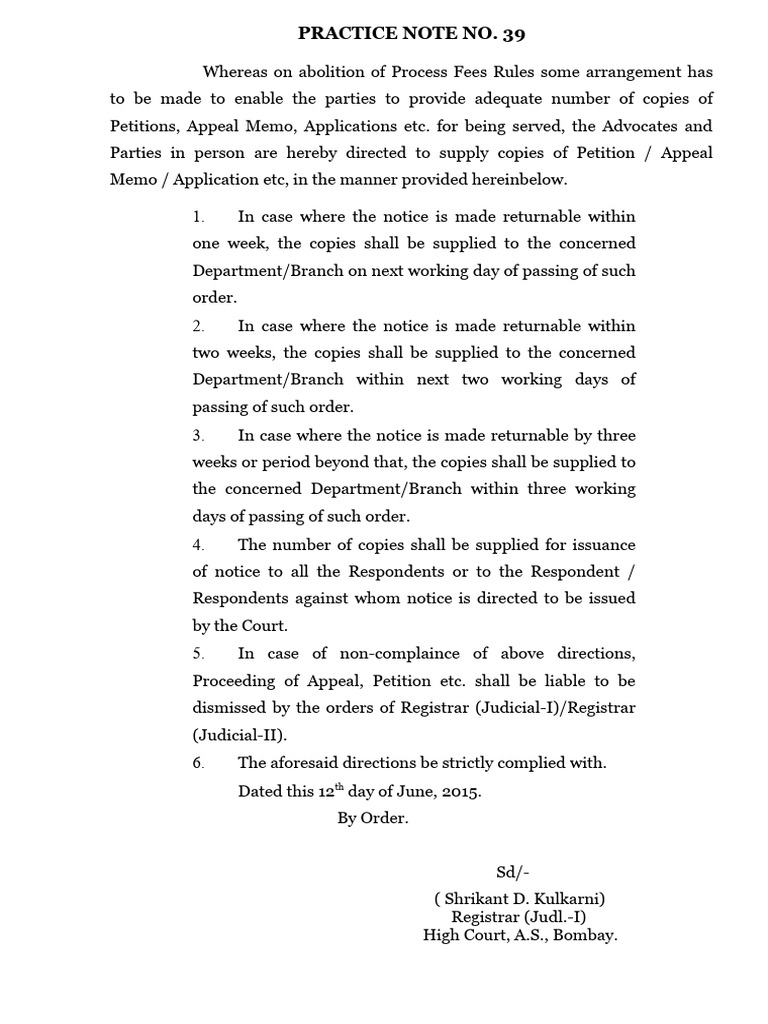 Practice Note-39 | PDF