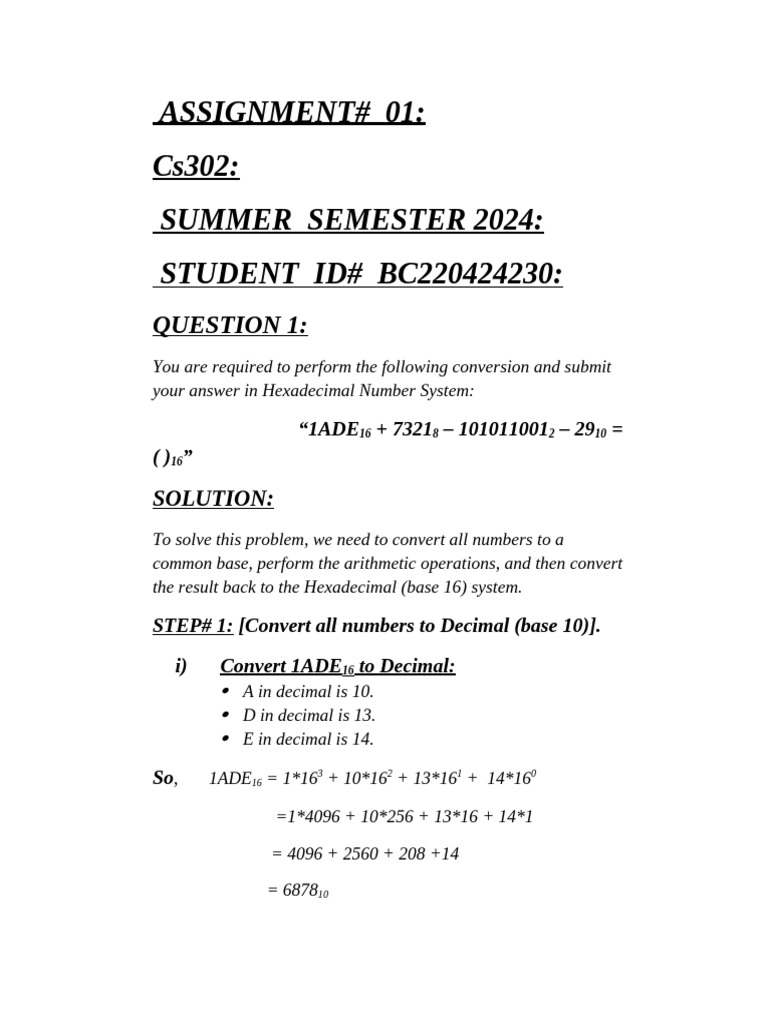 302 Summer Solution | PDF