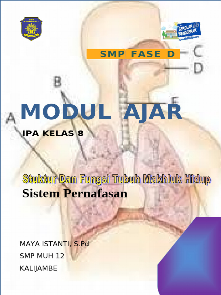 Modul Ajar Ilmu Pengetahuan Alam (IPA) - Modul Ajar IPA Sistem Pernafasan (Struktur&Fungsi Tubuh ...