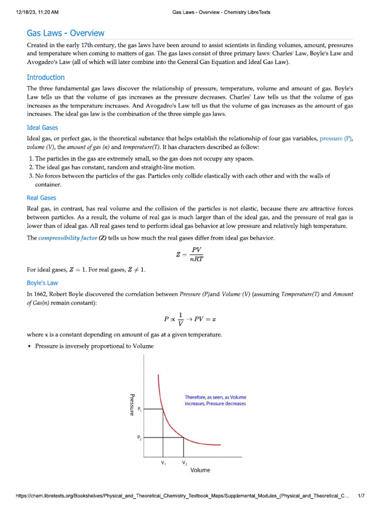 Gas Law | PDF