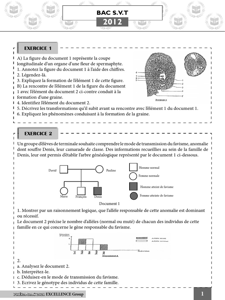 Bac Maths-Pc-Svt Tled | PDF