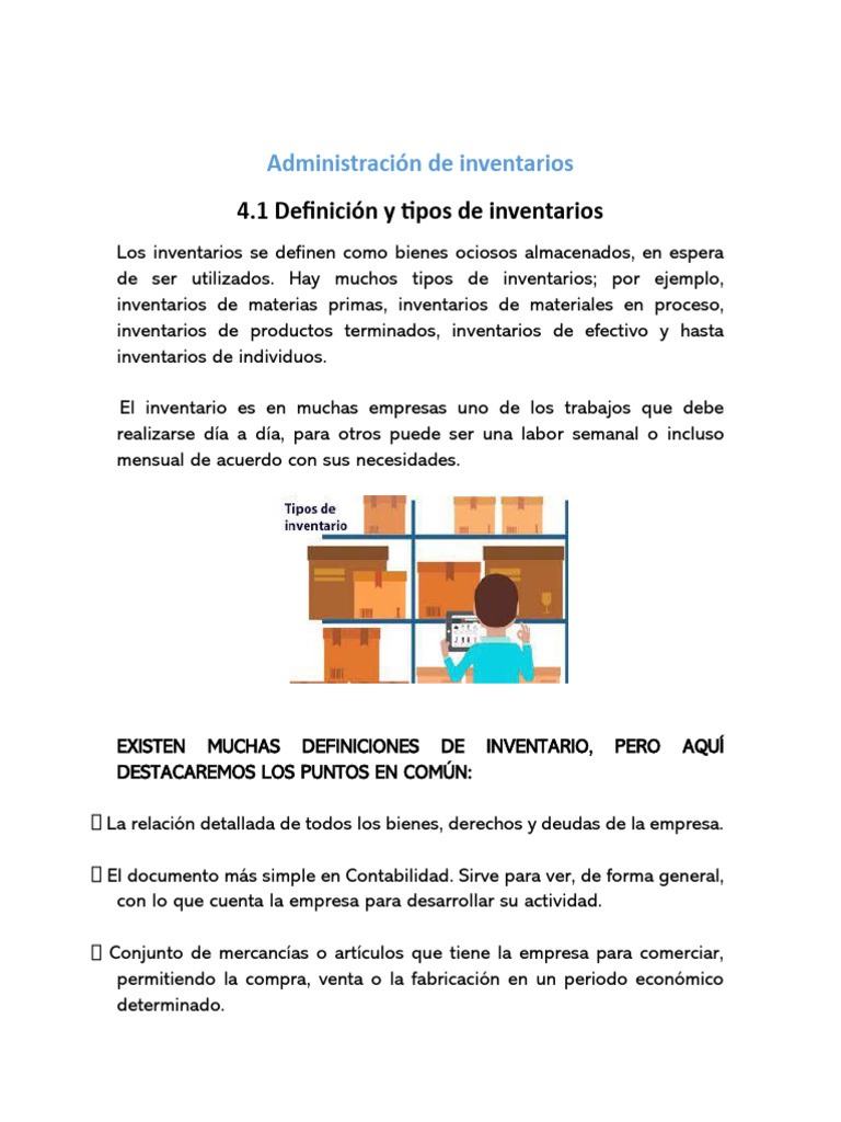 Administración de inventarios (1) | PDF