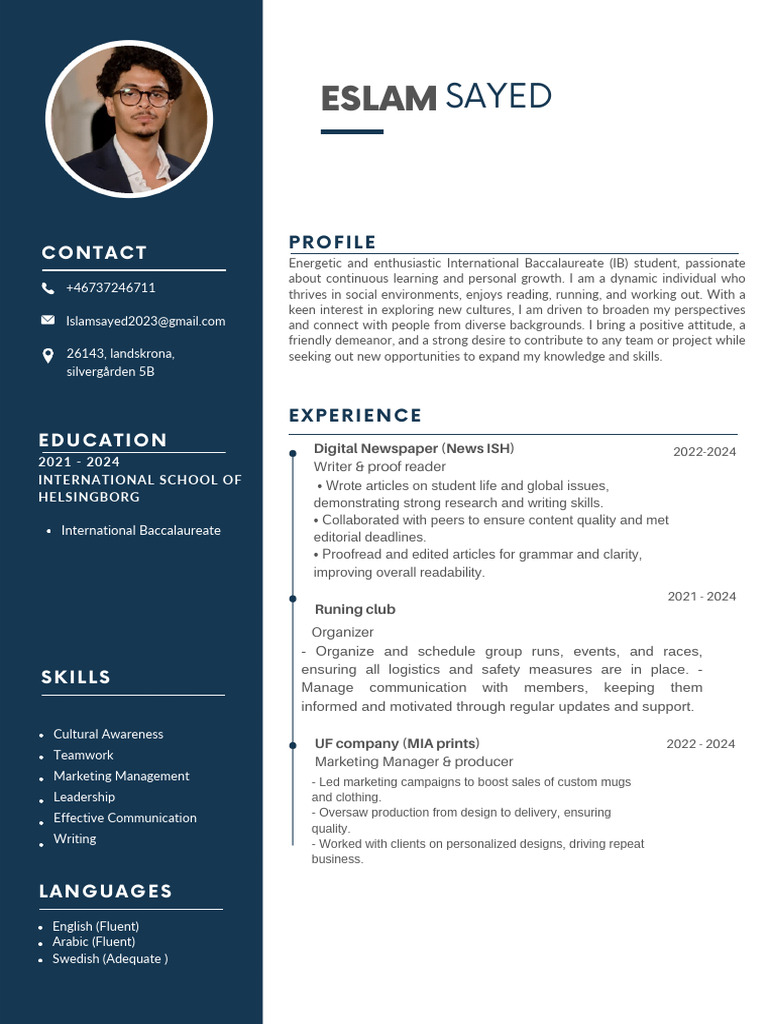 Eslam Sayed - Resume PDF | PDF