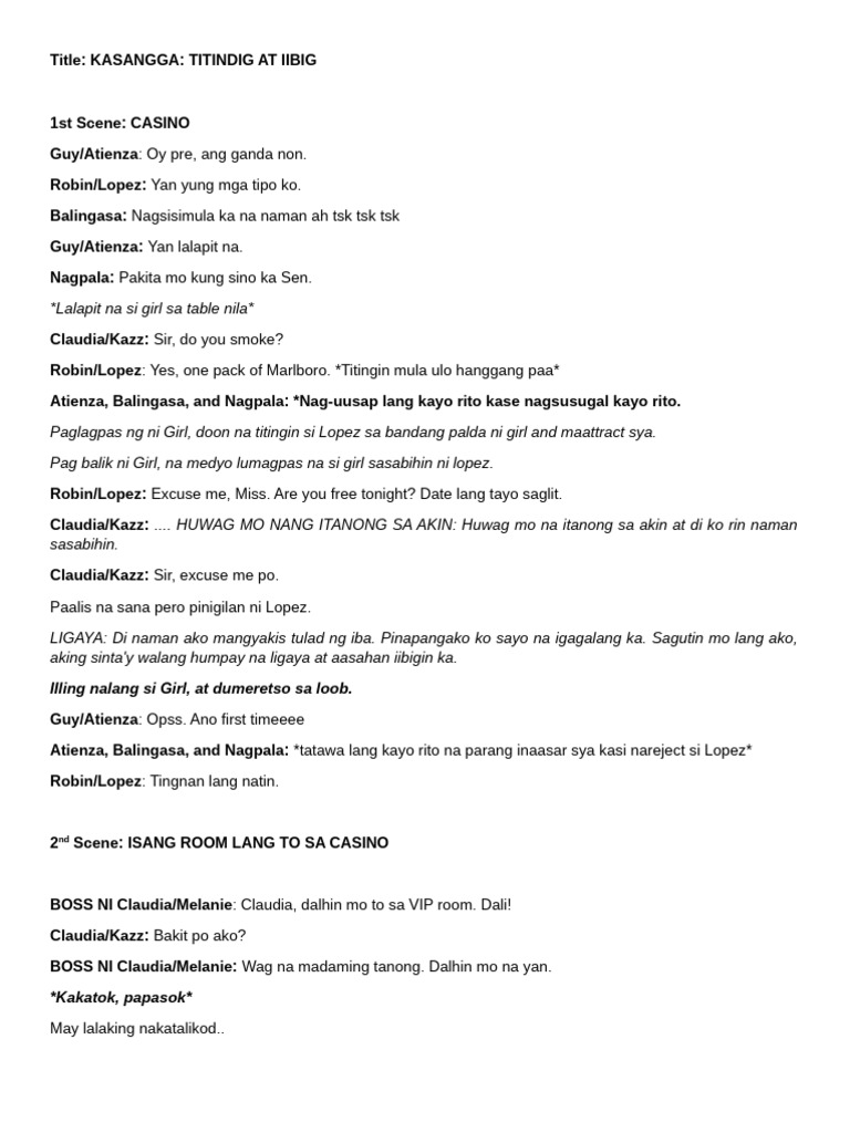 Cpar Theater Script | PDF