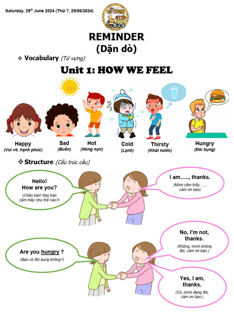 REMINDER - Lesson1-Unit 1 | PDF