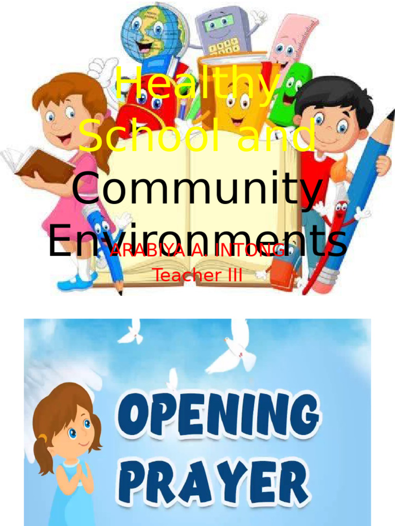 Healthy School and Community Environments | PDF