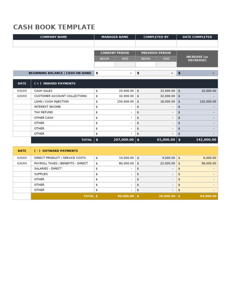 IC Cash Book 11306 | PDF