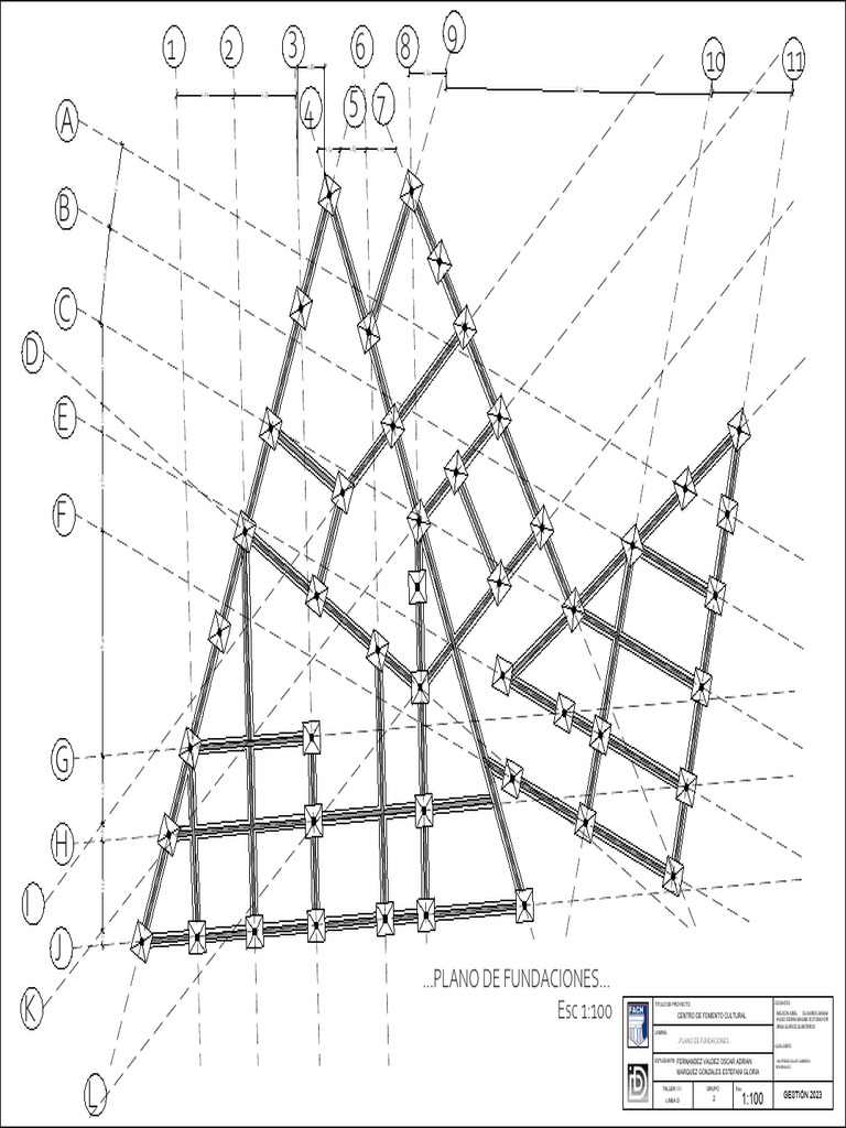 04 Plano Fundaciones | PDF