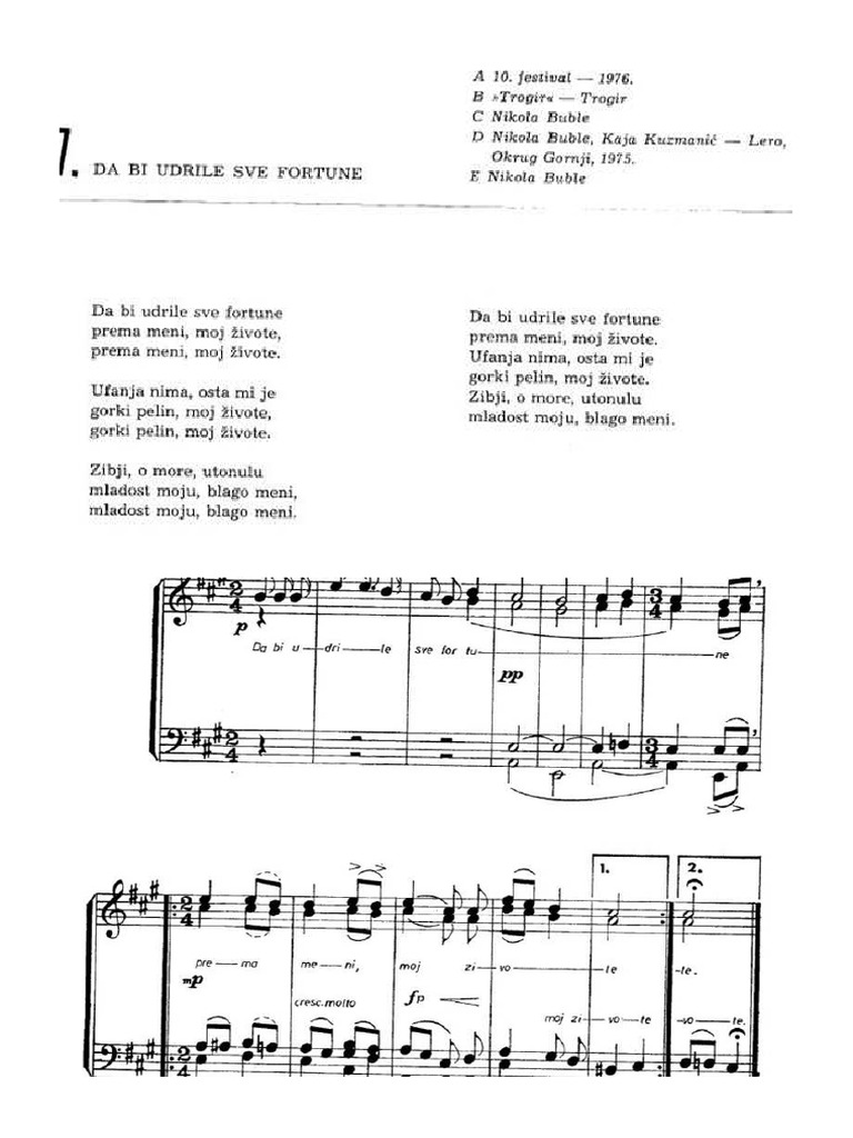 Da Bi Udrile Sve Fortune - Note Za Klapu | PDF