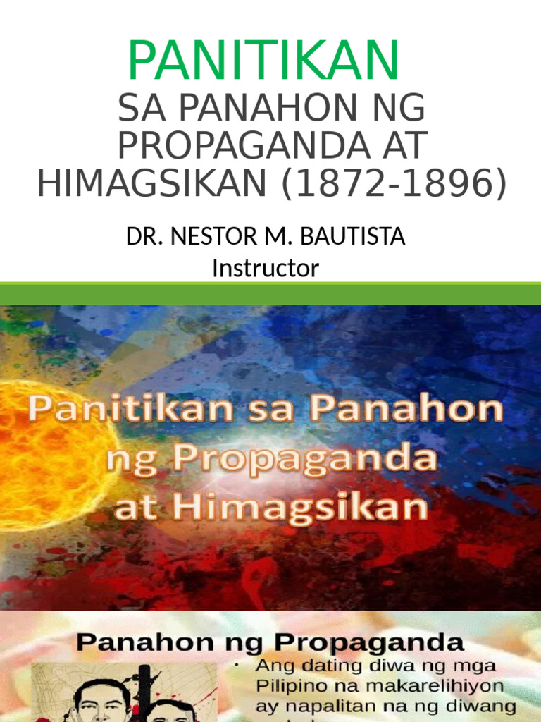 Panitikan Sa Panahon NG Propaganda at Himagsikan | PDF