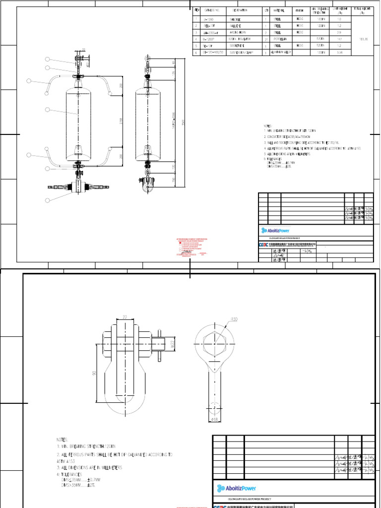 Single Suspension Insulator Set & Line Hardware | PDF