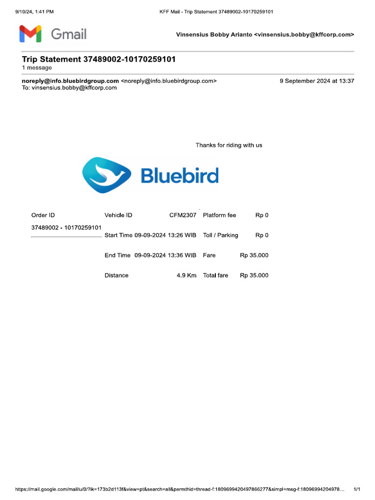 Bluebird | PDF