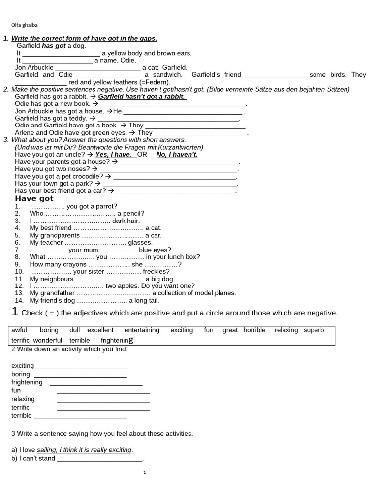 Have Got - Pastime | PDF