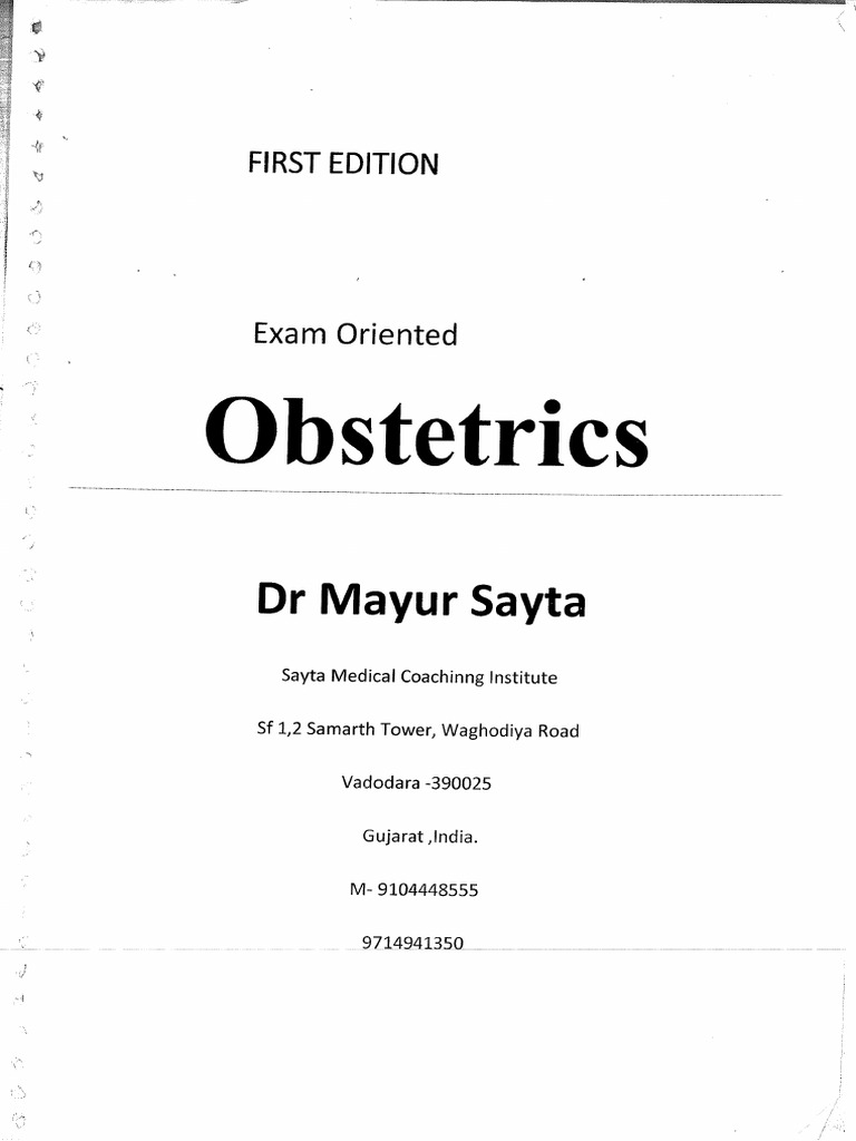 Obs and gynae in short | PDF