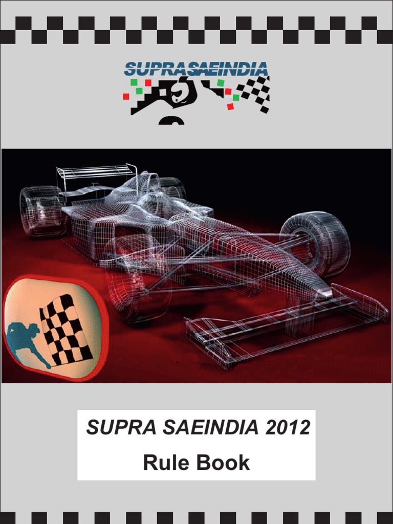 Supra Rule Book 2012 | PDF | Driver's License | Strength Of Materials