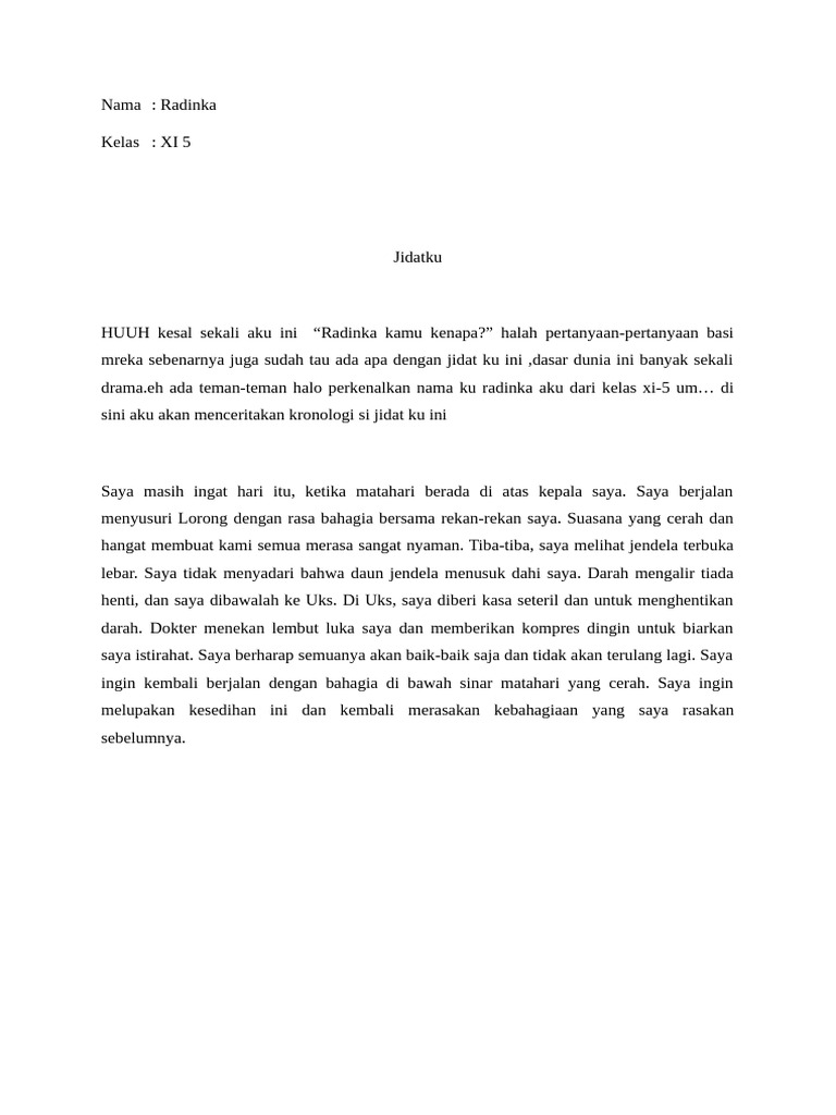 Teks Monolog Radinka | PDF