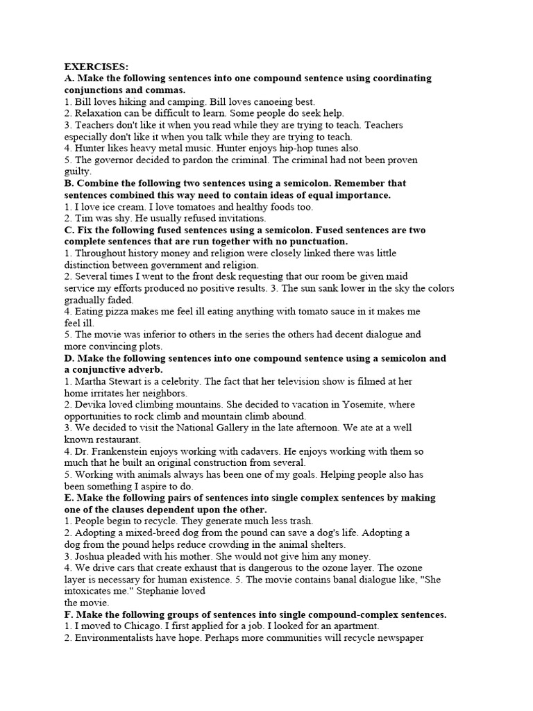 EXERCISES | PDF
