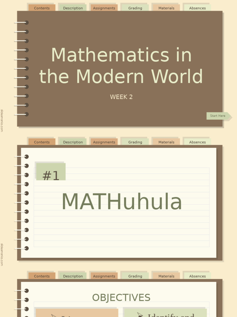 Week 2- Mathematical Language and Symbols | PDF