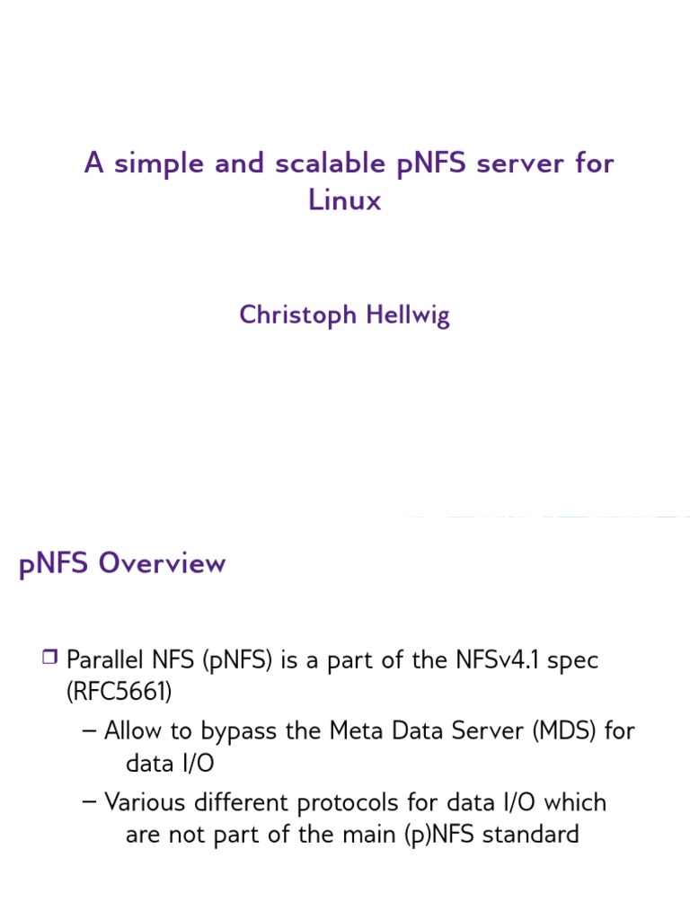 Pnfs | PDF | File System | Computers