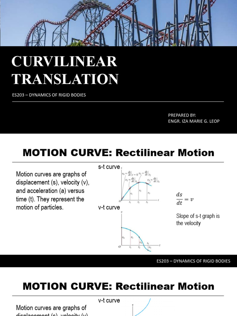 Curvilinear Motion | PDF