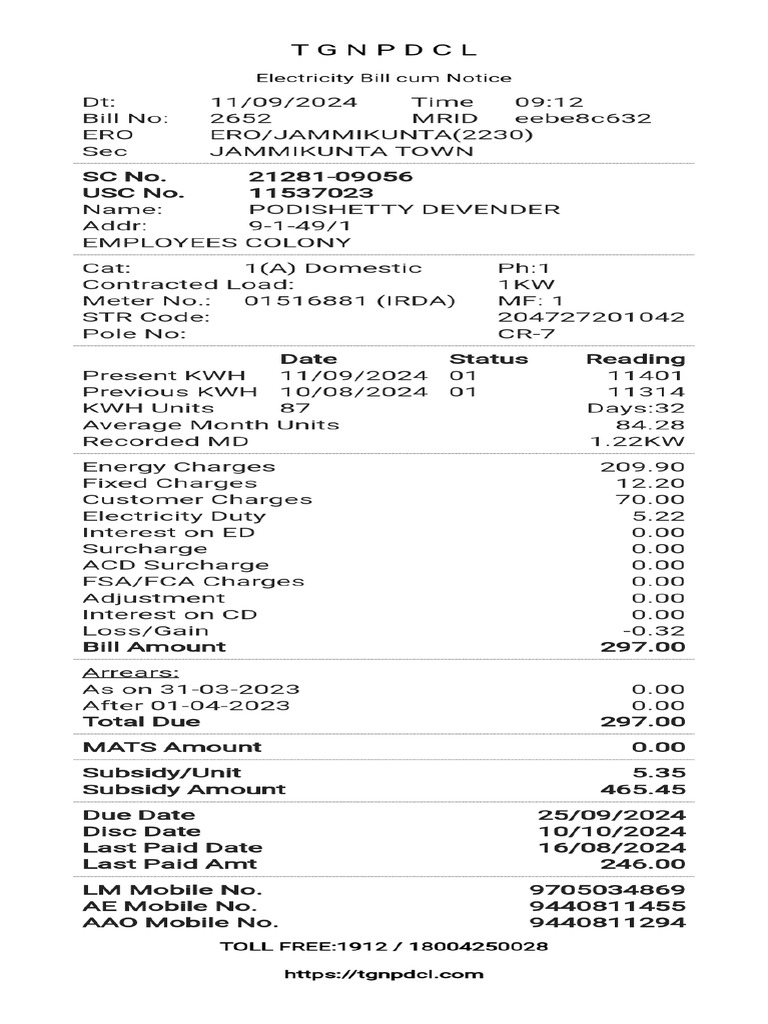 Bill | PDF