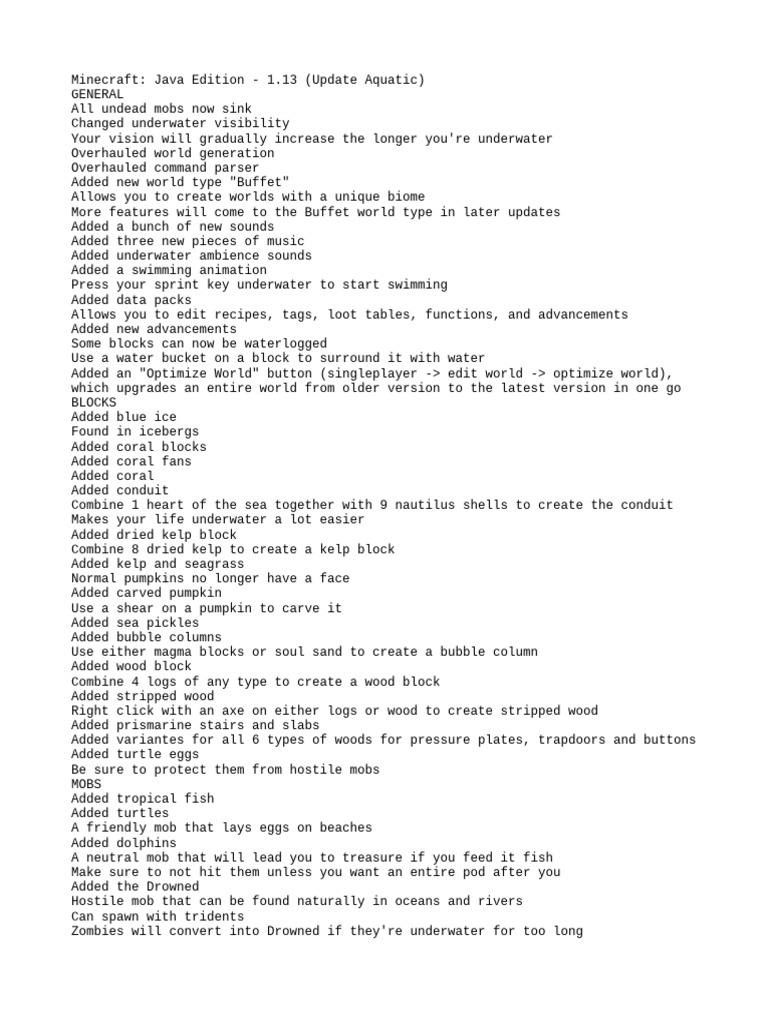 MC Updates 50,000 Characters | PDF