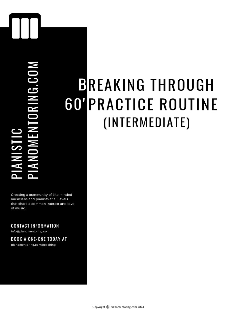 Breaking Through - 60' Practice Routine 1.2 | PDF