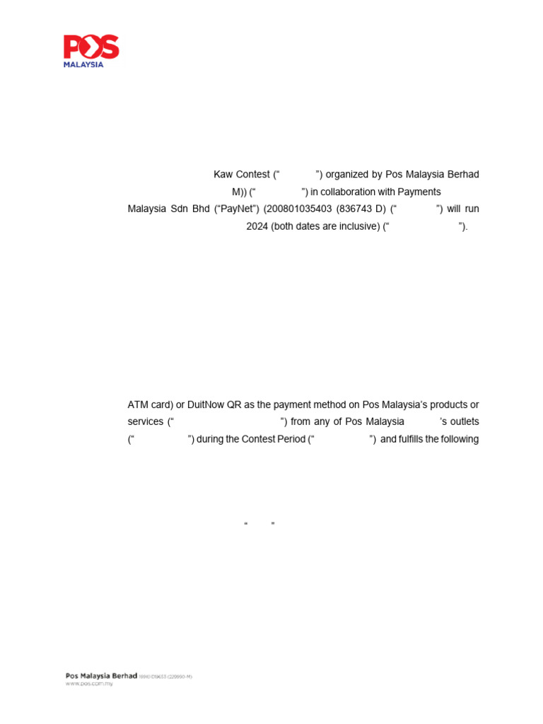 TNC PayNet POS Cashless Kaw Kaw ENG | PDF