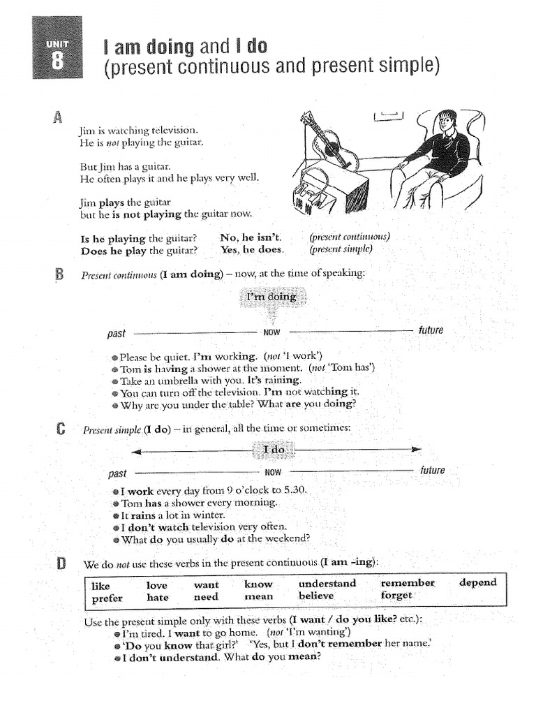 5b Present Continuous | PDF