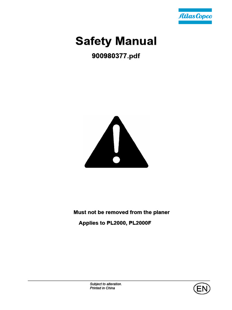 PLSAFE PL2000, PL2000F Safety Instructions 900980377 2016V1 | PDF