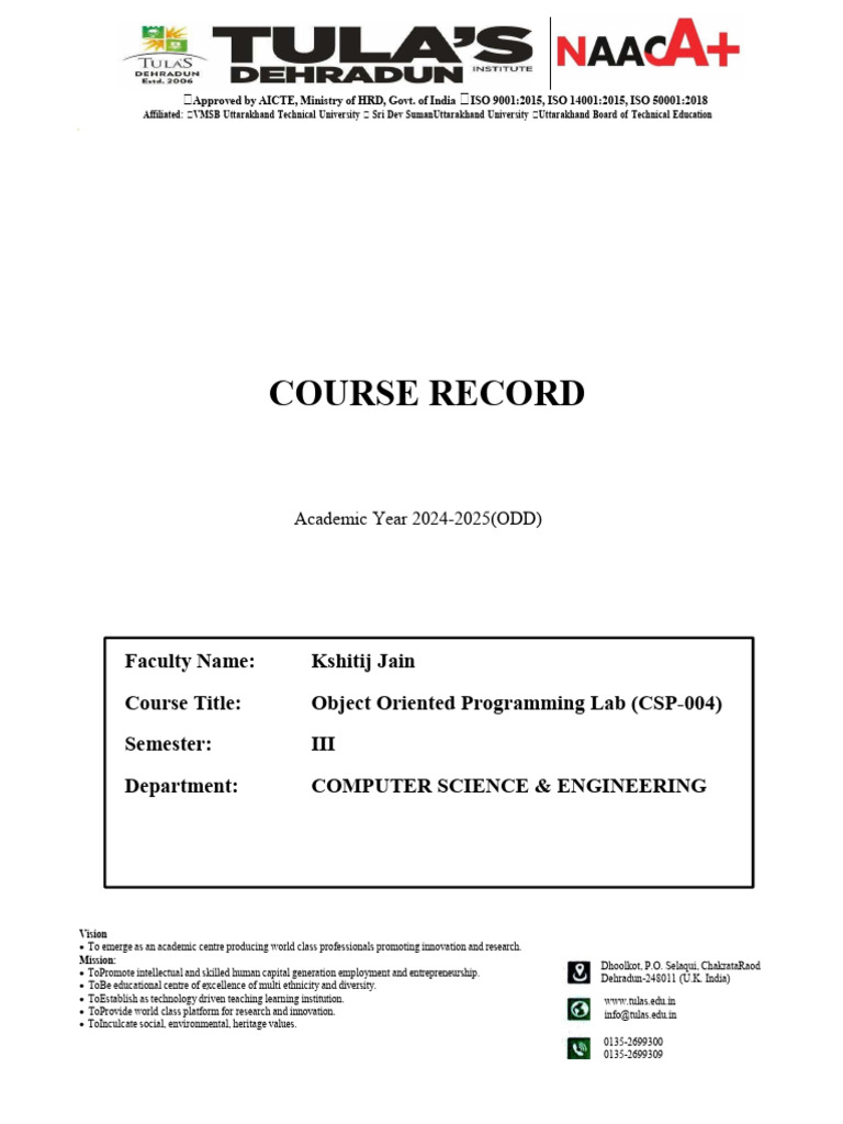 Lab File Print | PDF